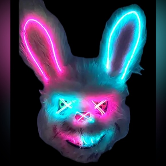 Halloween EL | Costumes | Scary Rabbit Halloween Led Mask | Poshmark